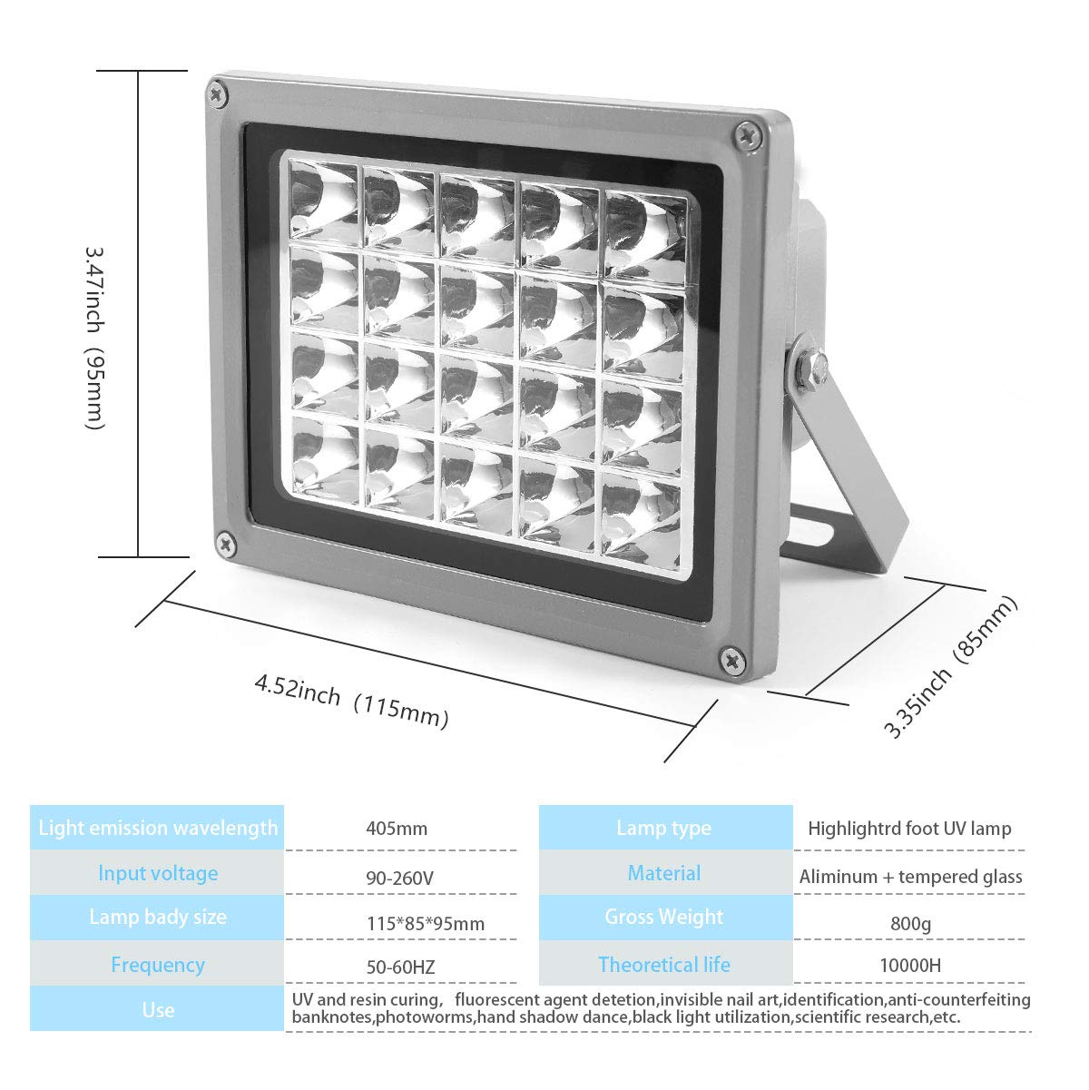Snapklik.com : 3D Printer UV Resin Curing Light For SLA DLP 3D Printer ...