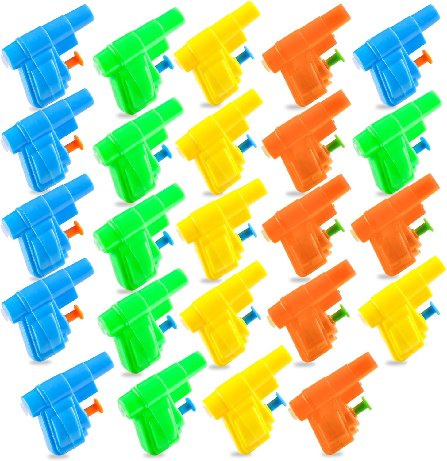 Amazon.com: KIMOBER 24PCS Mini Water Guns Toy,Small Colourful Plastic ...