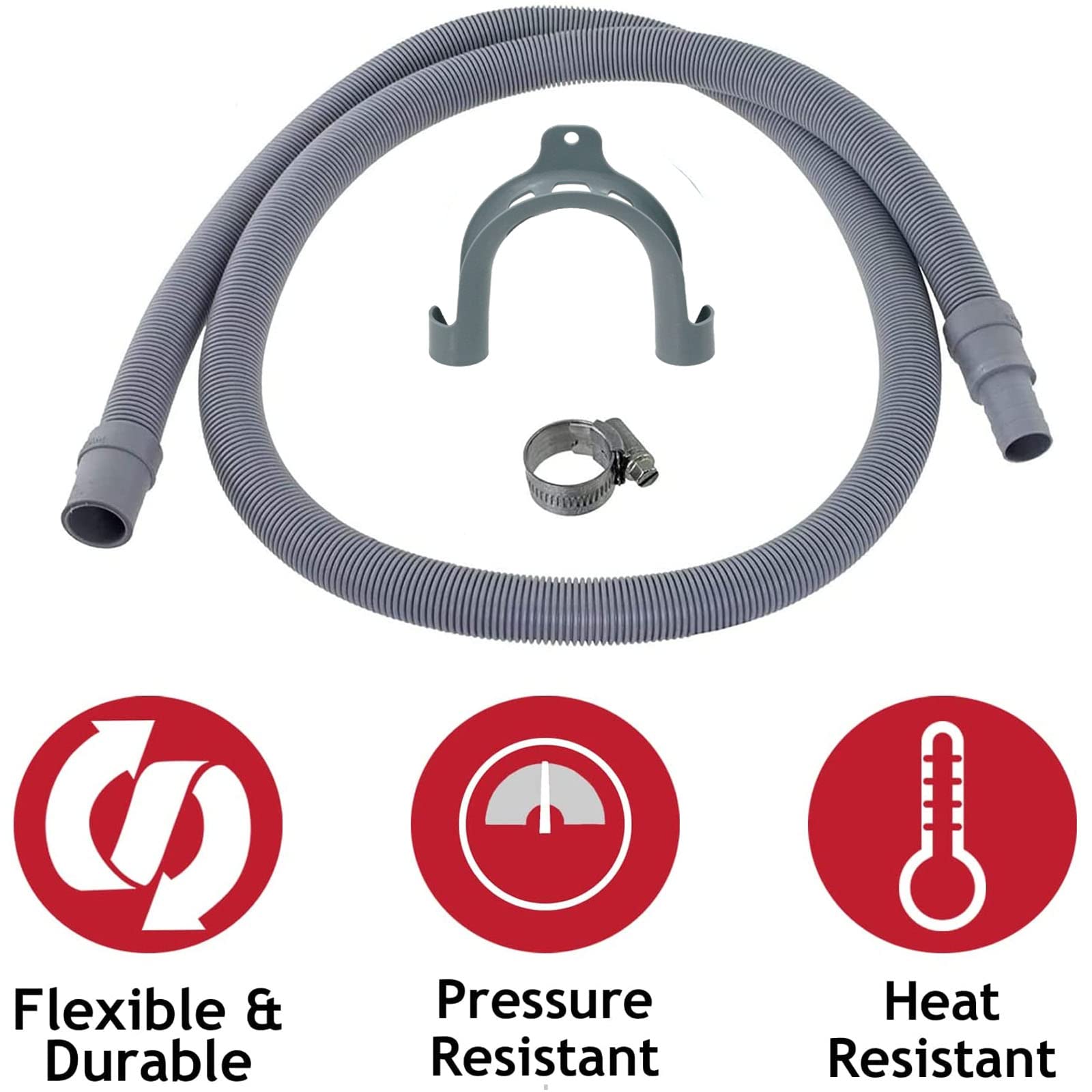 Dishwasher Bosch SPARES2GO Universal Washing Machine / Dishwasher Hose ...