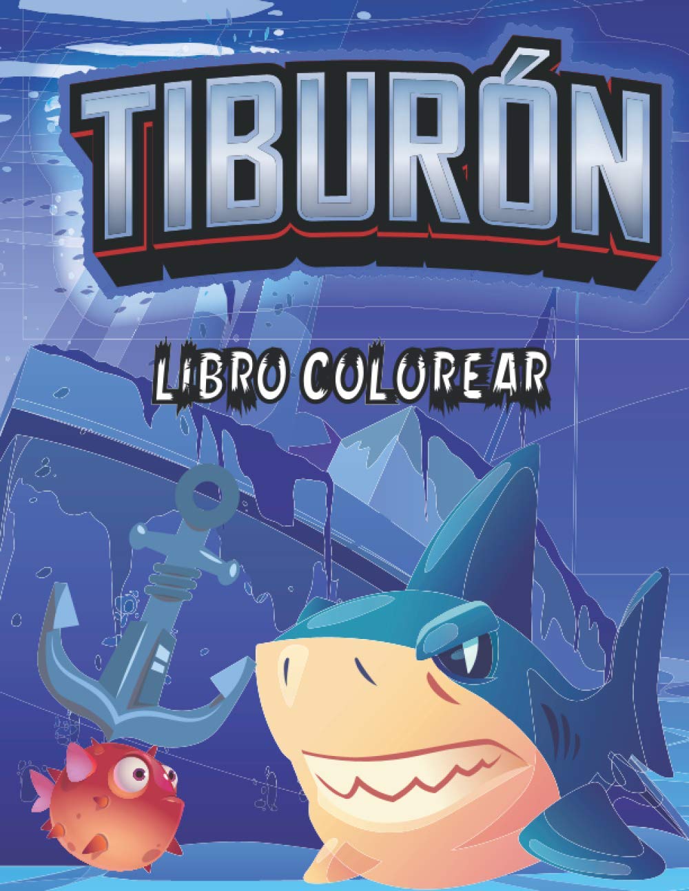 Buy TIBURÓN Libro Colorear: Increíble libro para colorear para niños de ...