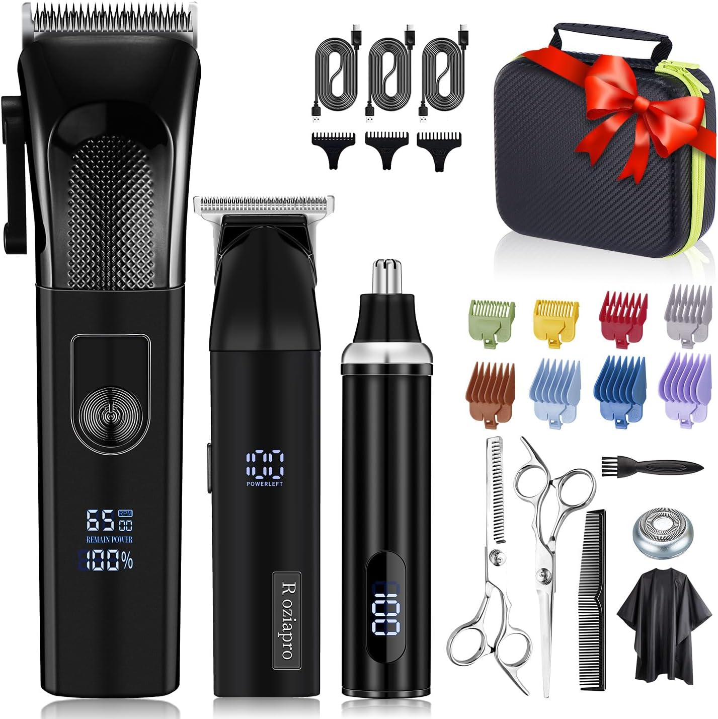 Amazon.com: Roziapro Hair Clippers for Men Precise Close Cutting Beard ...