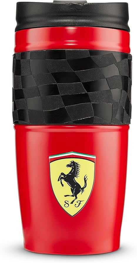 Amazon.com: Fuel For Fans Scuderia Ferrari Logo Thermal mug Red - Size ...