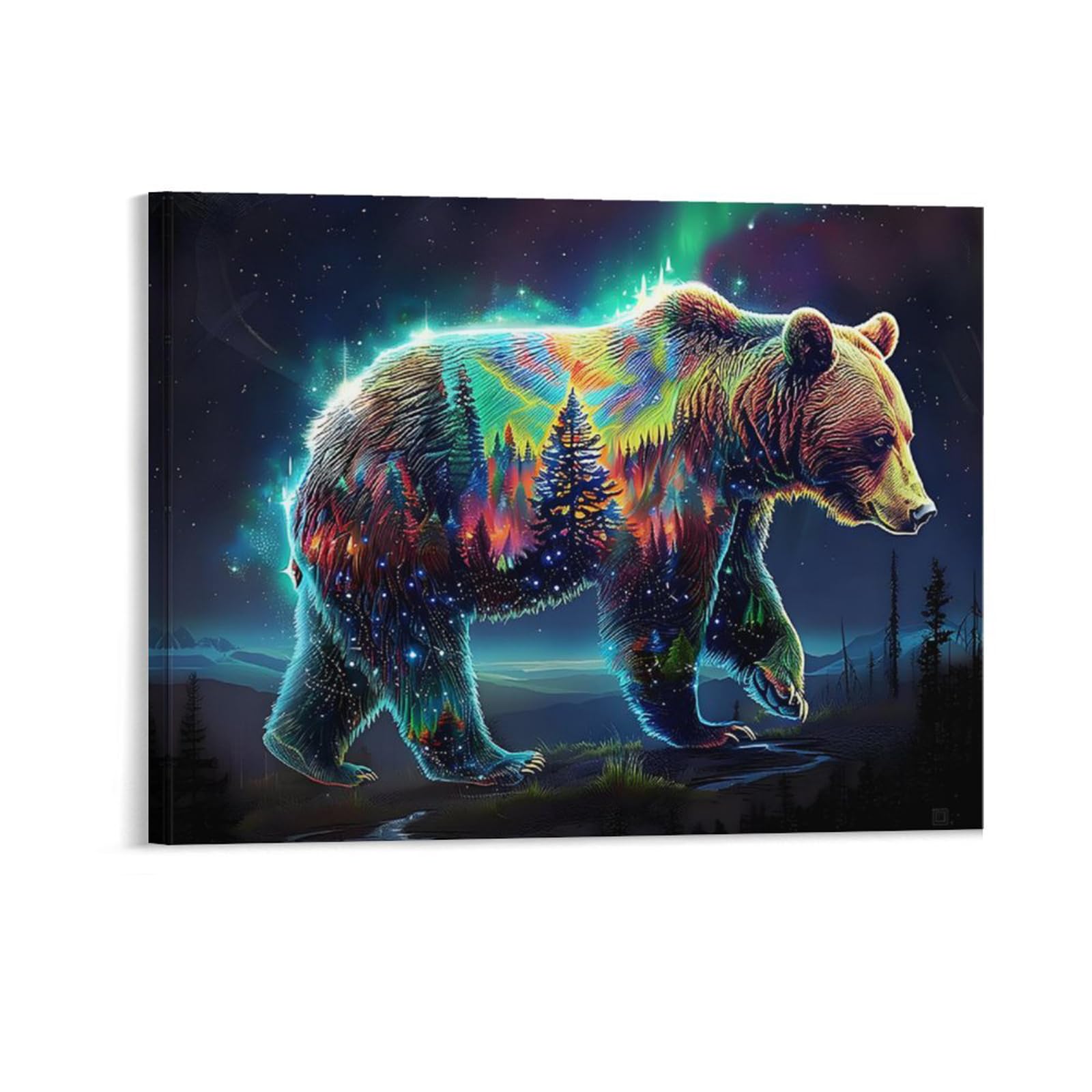 Arte Abstracto Del Oso Grizzly Vectores De Oso Abstracto, Imágenes