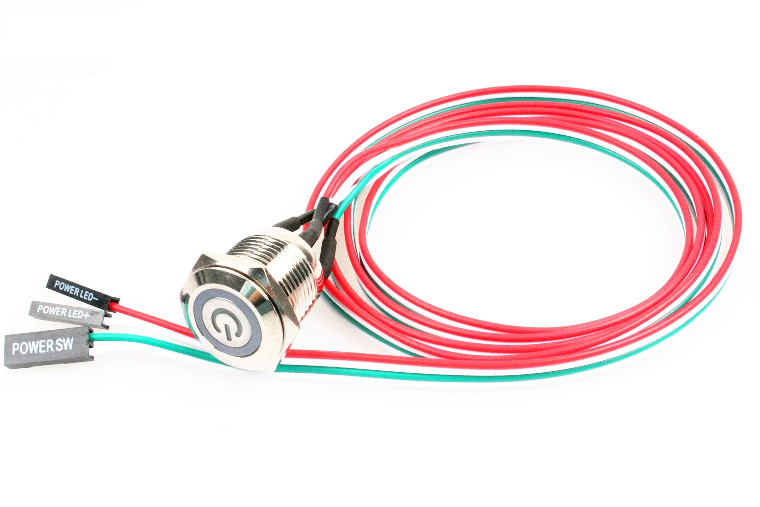 Snapklik.com : NOYITO 12mm 16mm Chassis Switch Host Metal Button Switch