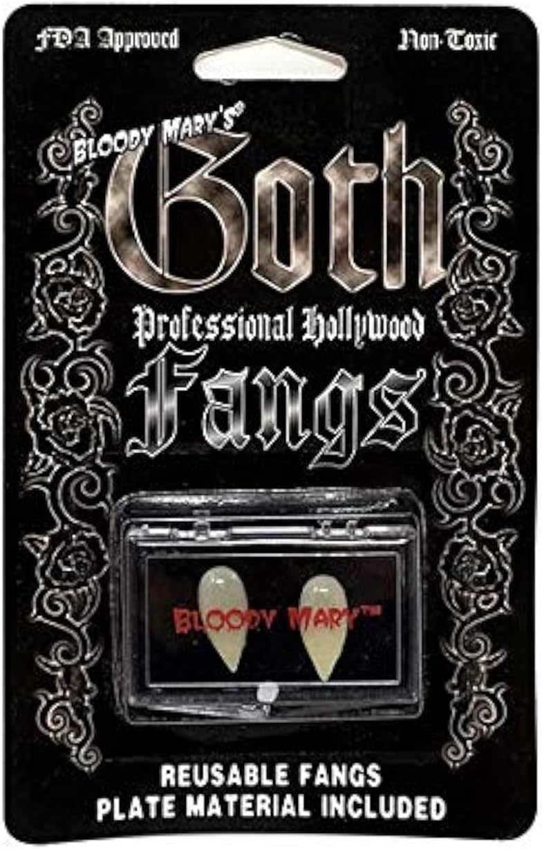 Amazon.com: Bloody Mary Vampire Teeth/Fangs for Halloween & Theatrical ...