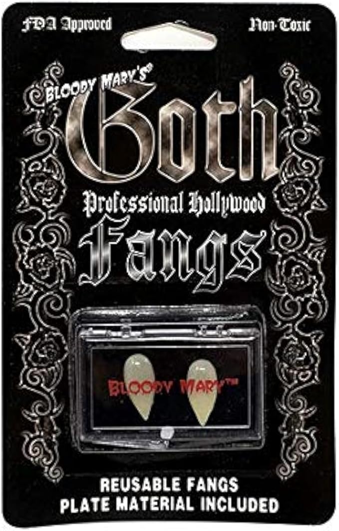 Amazon.com: Bloody Mary Vampire Teeth/Fangs for Halloween & Theatrical ...