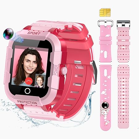 Amazon.com: DDIOYIUR Smart Watch for Kids, 4G Kids Phone Smartwatch ...