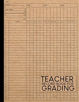 Teacher Record Book for Grading: Gradebook For Multiple Classes: Blh ...