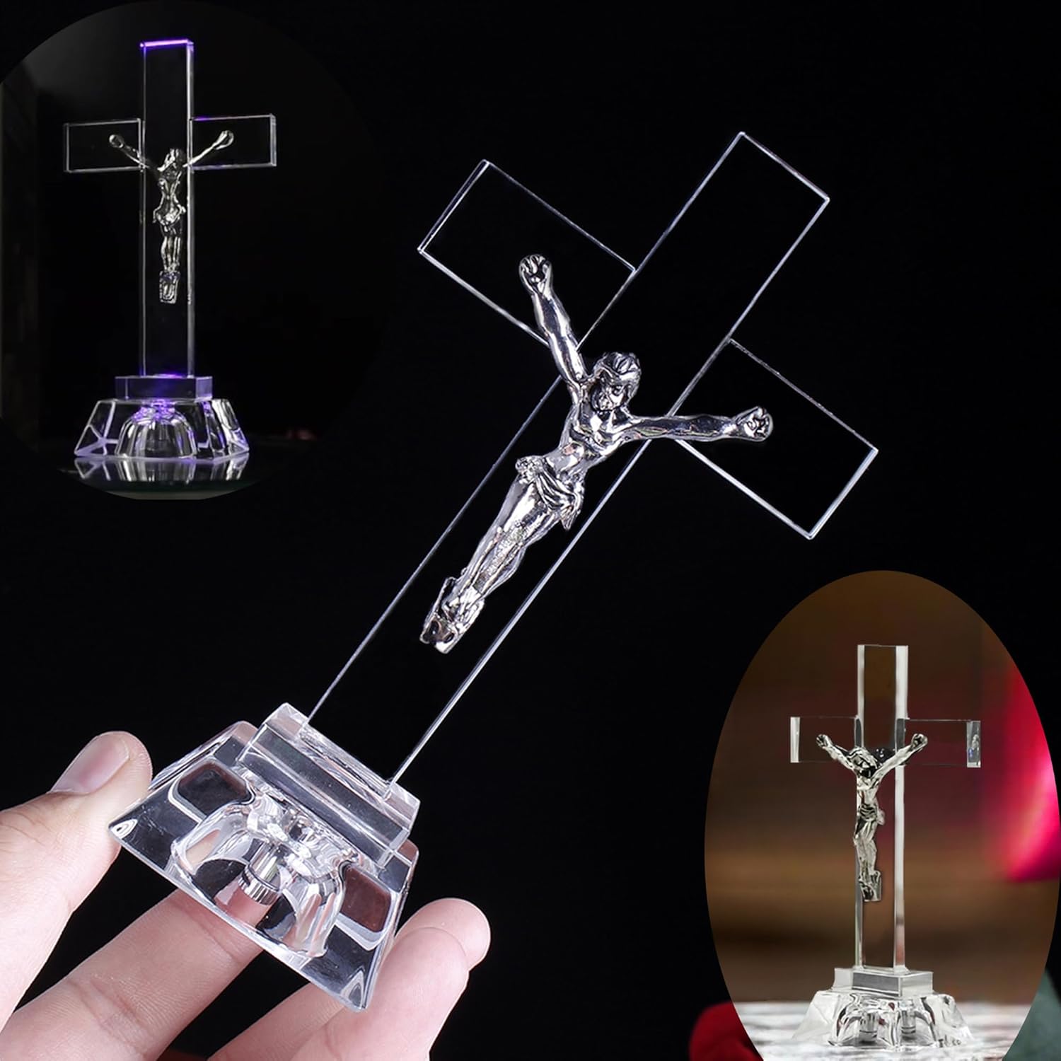 Amazon.com: ptmdw Christian Mothers Day Gifts-Crystal Cross,Traditional ...