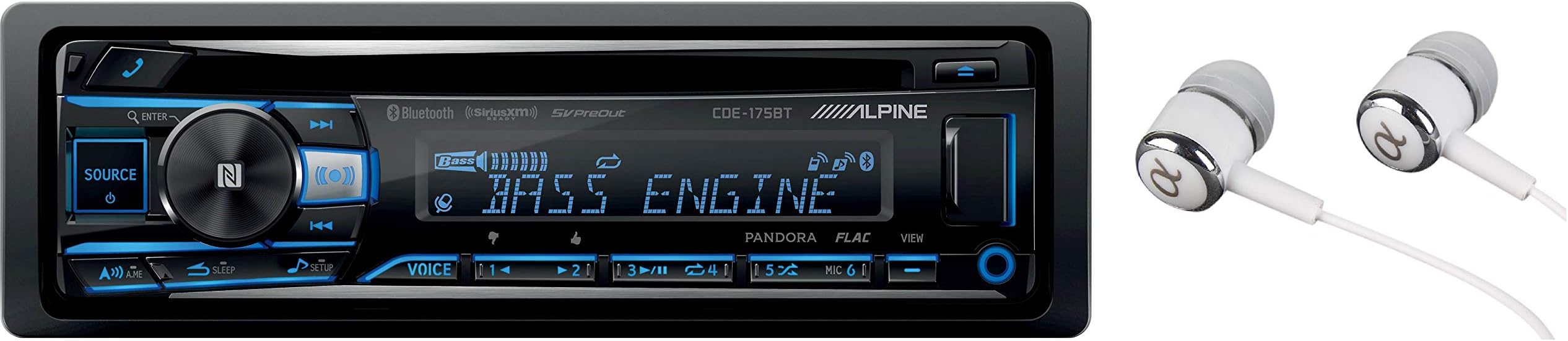 Alpine CDE-143BT Autoestereo, USB, Bluetooth : Amazon.com.mx: Electrónicos