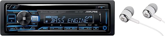 Alpine CDE-143BT Autoestereo, USB, Bluetooth : Amazon.com.mx: Electrónicos
