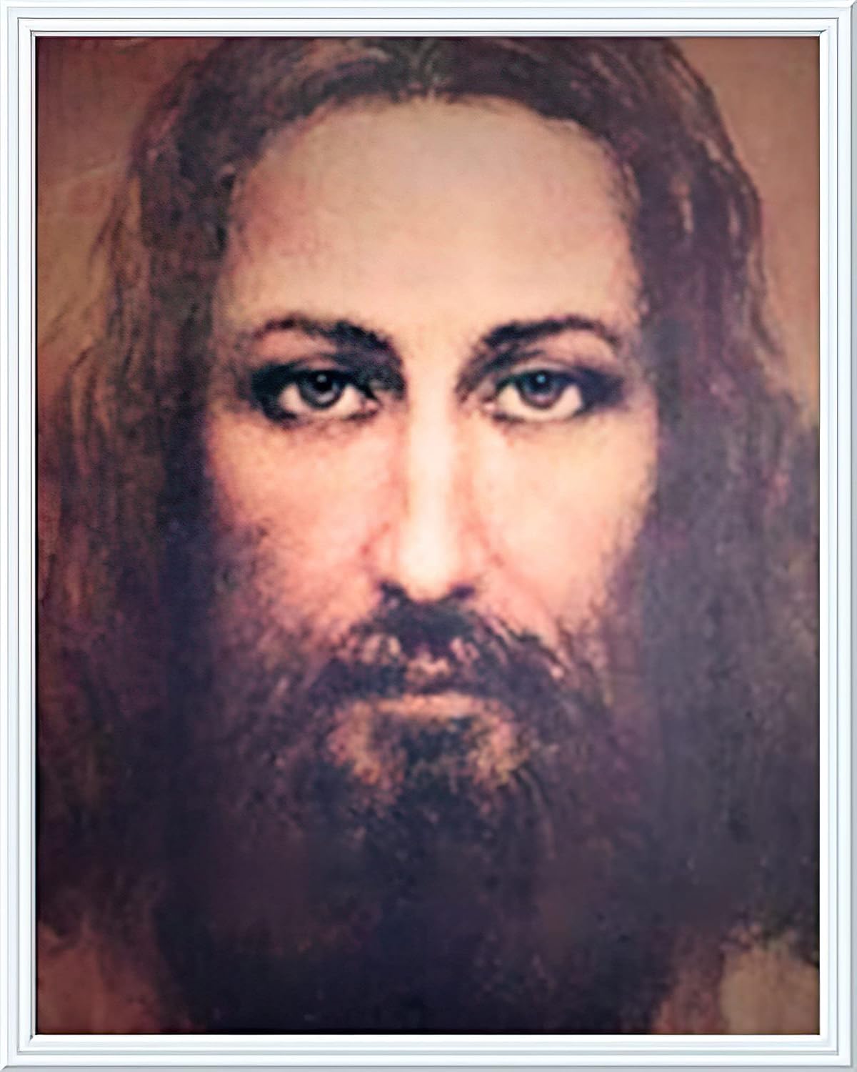 SHARON PAINTING THE ORIGINAL FACE OF JESUS CHRIST WHICH WAS PAINTED IN ...