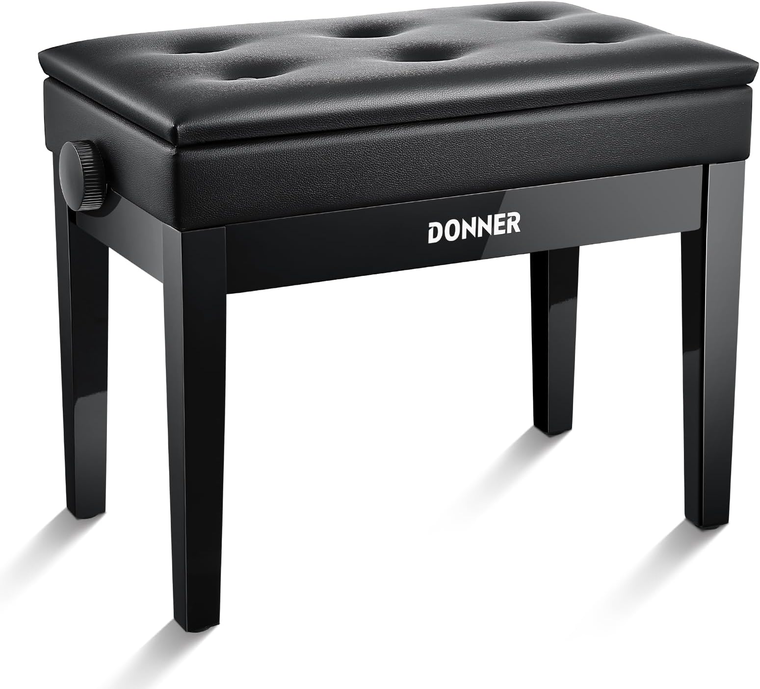 Amazon.com: Donner Adjustable Piano Bench with Storage, Solid Wood ...