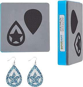 Amazon.com : SUPERDANT Leather Cutting Dies Water Drop Earring Wooden ...