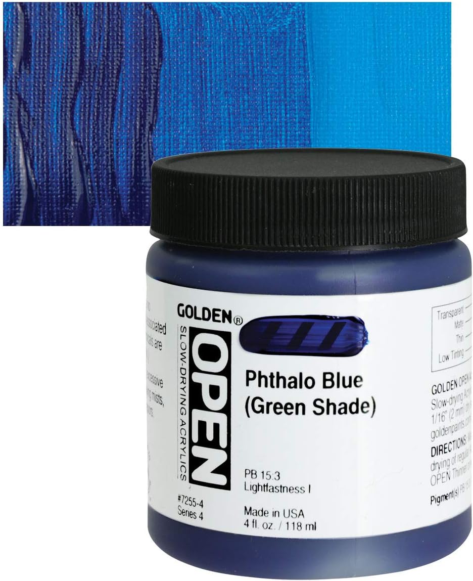 Amazon.com: PHTHALO Blue GS 4OZ Open Acrylic : Arts, Crafts & Sewing