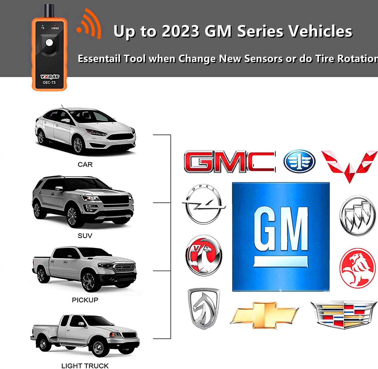 Snapklik.com : TPMS Relearn Tool For GM Tire Sensor TPMS Reset Tool ...