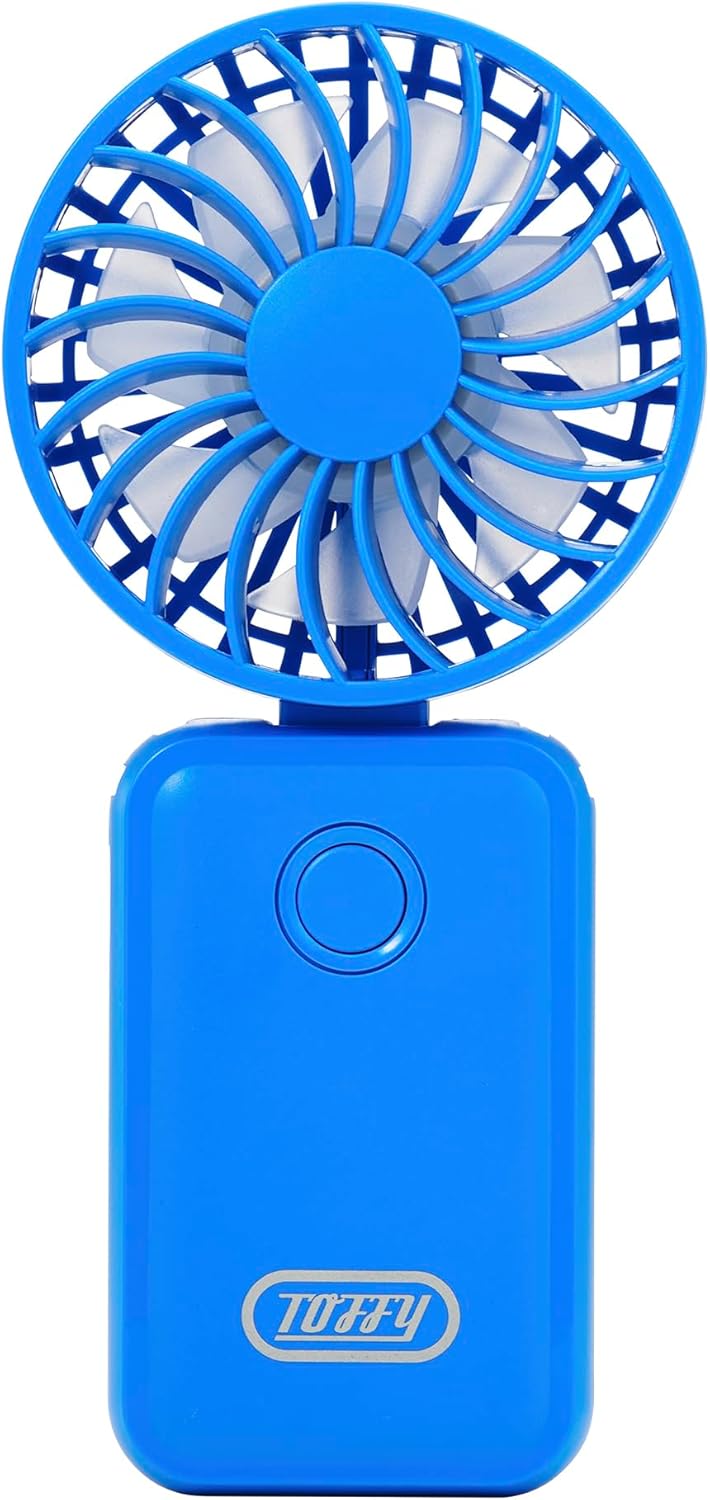 Amazon | 【Toffy/トフィー】 極かるハンズフリーファン HFN3 超軽量 たまご1個分 3WAY ハンディ首掛け 卓上 シンプル操作 HFN3-FBL | TOFFY | 携帯 ...