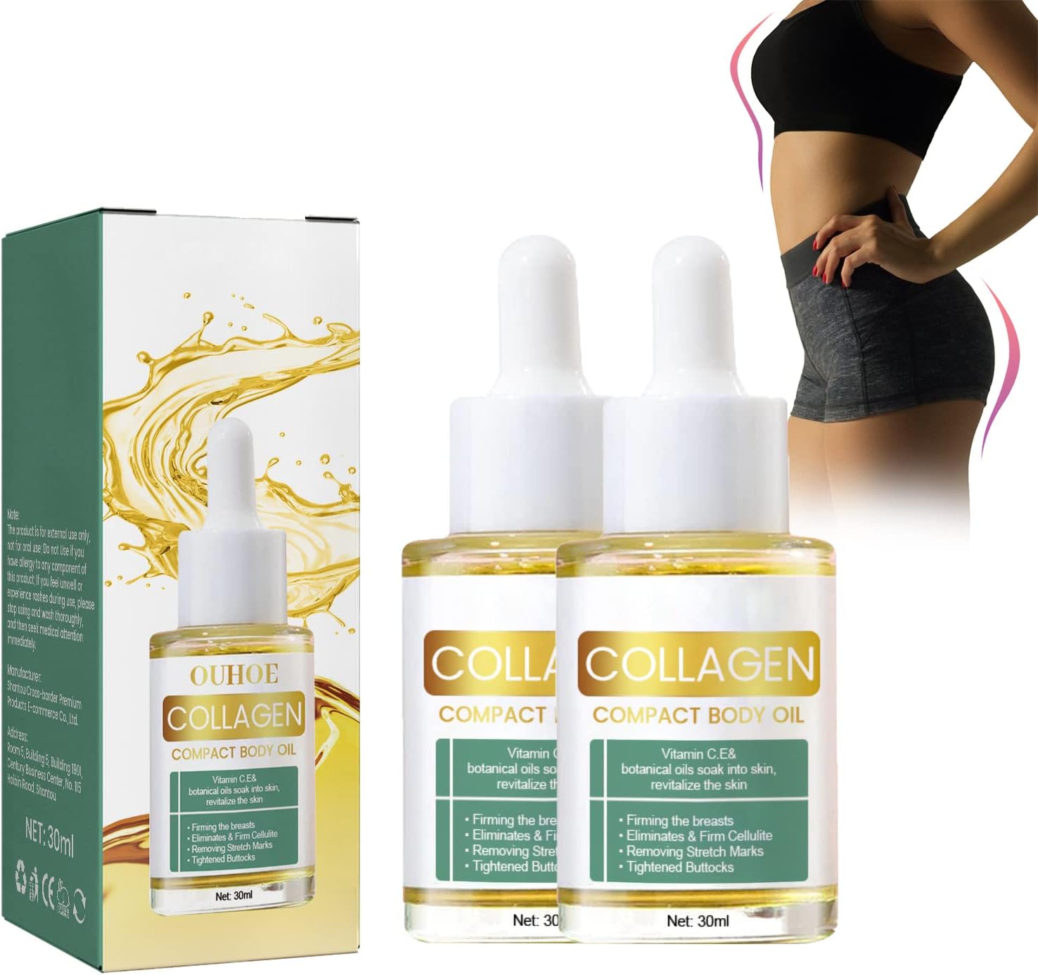 Flysmus Beautywomen Collagen Lifting Body Oil, Beauty Lady Collagen ...