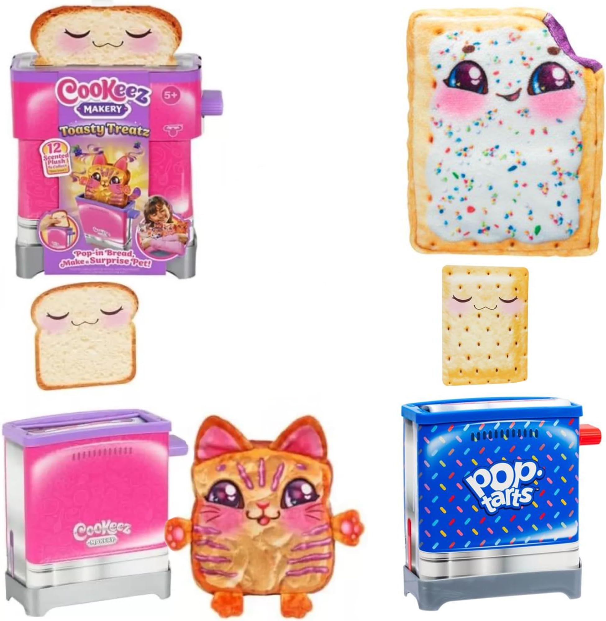 Amazon.com: Cookeez Makery 2 Pack Bundle: Pop Tart Toasty Treatz ...