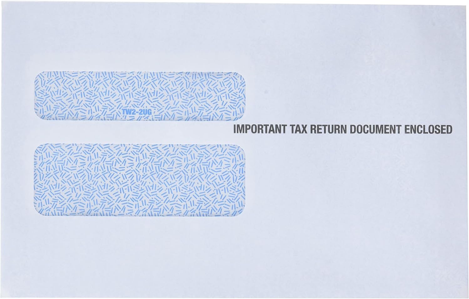 Adams W-2 Envelopes, for Standard IRS W2 Forms, Gummed Double Window ...