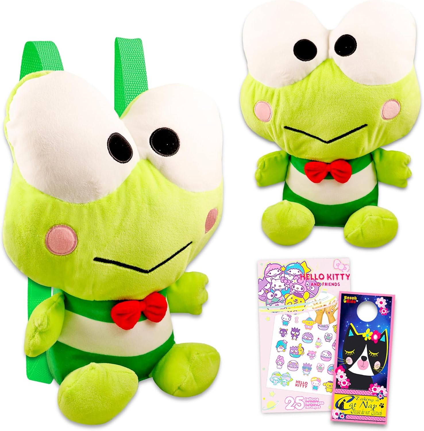 Amazon.com: Hello Kitty and Friends Keroppi Plushie Set - Bundle with ...