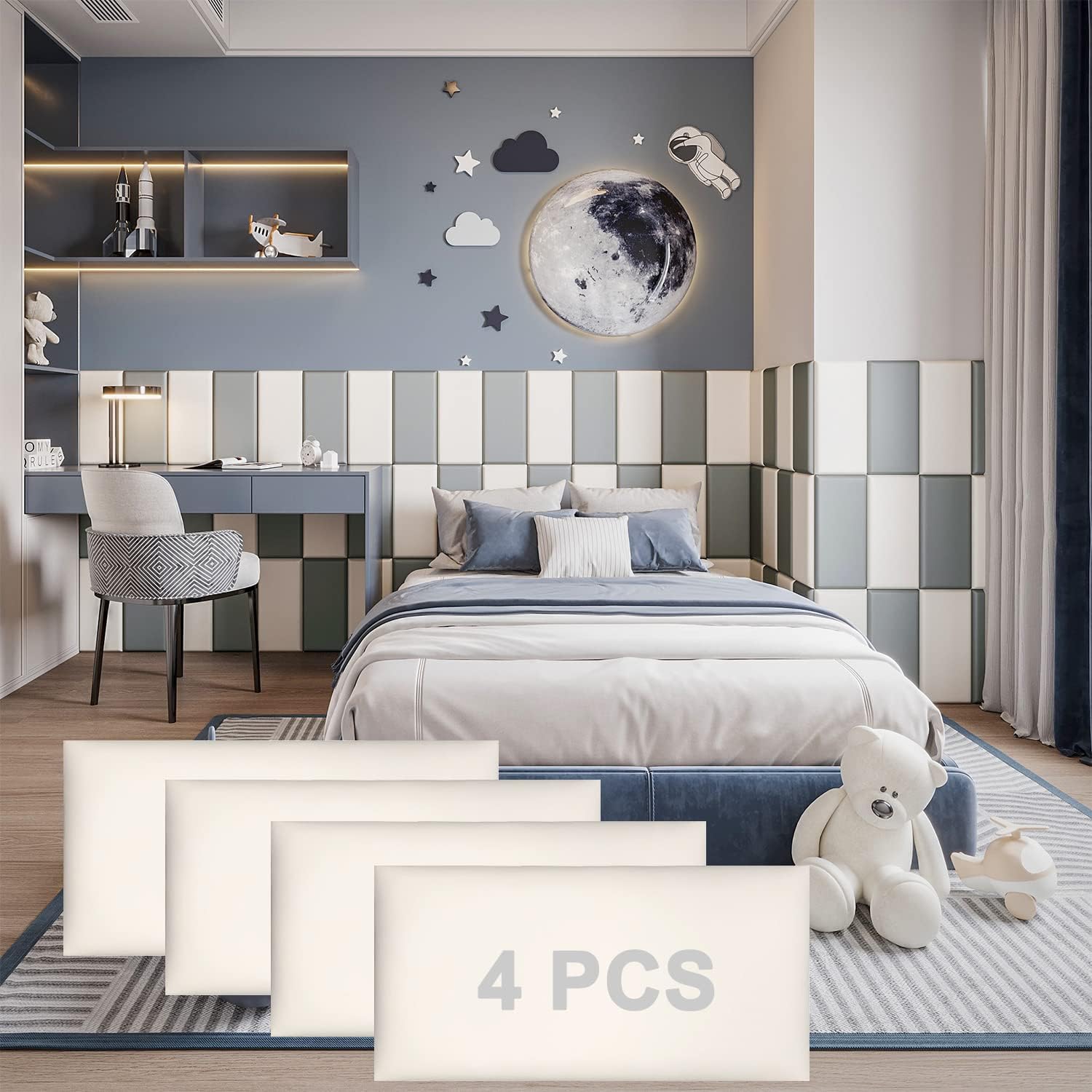 Amazon.com: Drydiet 6 Pack 3D Anti-Collision Wall Padding Peel and ...