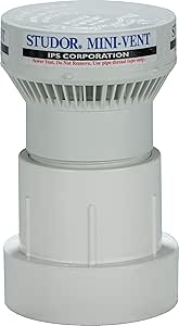 Studor 20341 Mini-Vent with PVC Adapter 1 1/2-Inch Or 2-Inch Connection ...