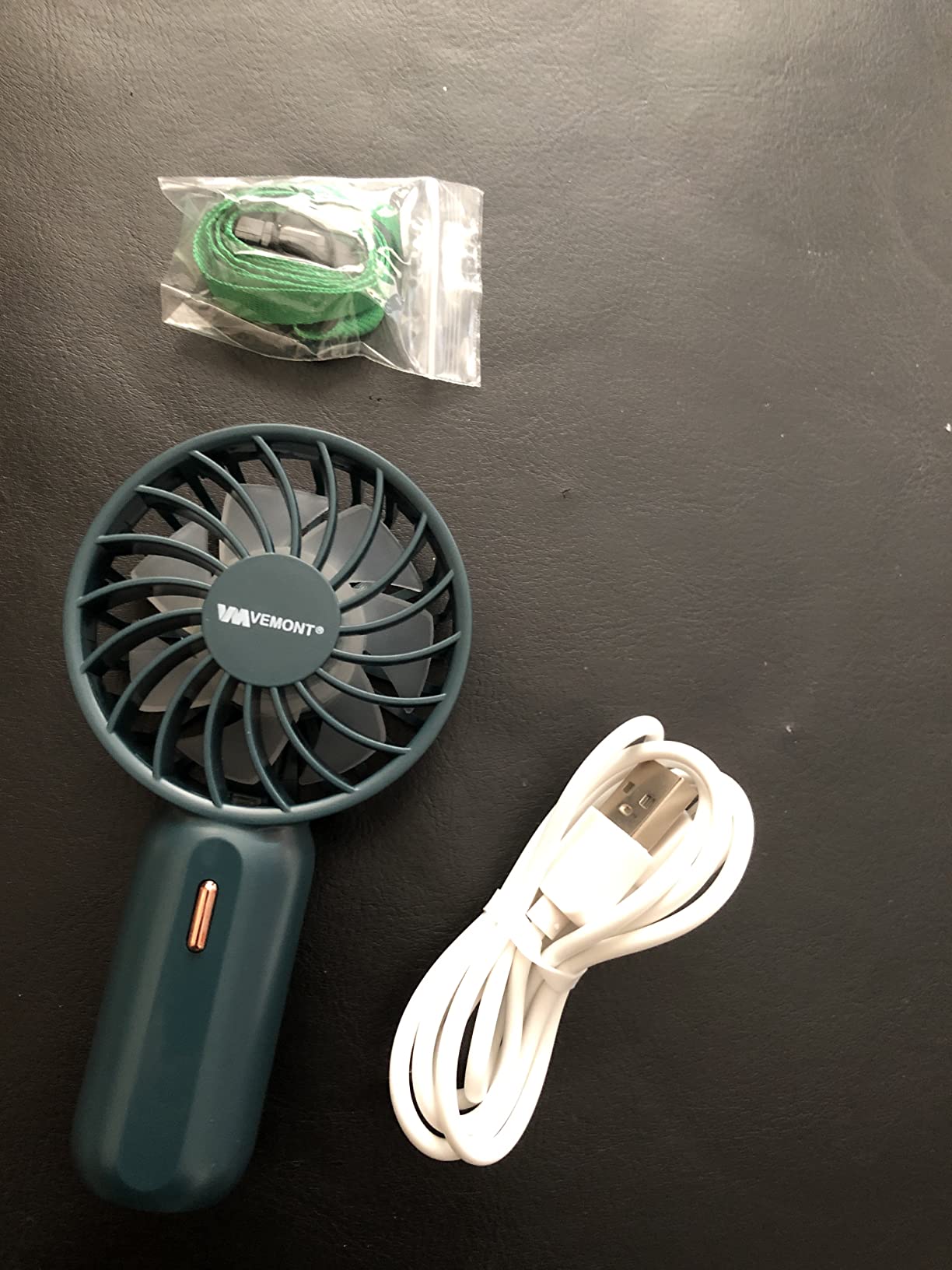 Mini Handheld Fan,VEMONT Portable Hand Fan with Rechargeable Battery ...