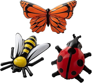 Amazon.com: Fun Express 23 3/4" – 30" Inflatable Ladybug, Bee ...