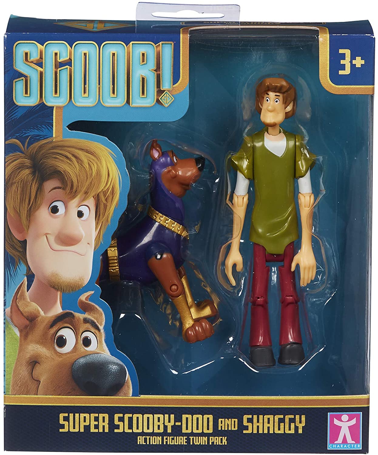 Scooby Doo Movies Shaggy Toy 10,000 Volt Monster & Shaggy Scooby Doo