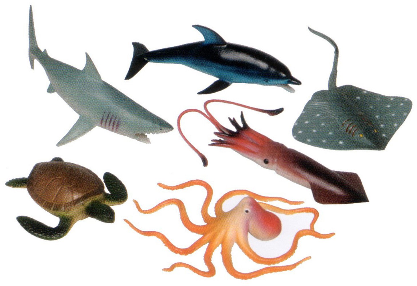 Sea Animal Toys Playsets Amazon.com: 24 Pack Sea Ocean Animal Figures