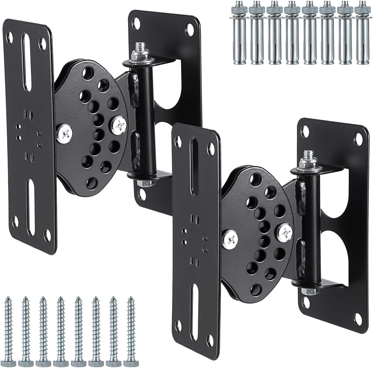 Amazon.com: ZSHIGANMA Dual/Pair PA Speaker Wall Mounts Hold up to 80lbs ...