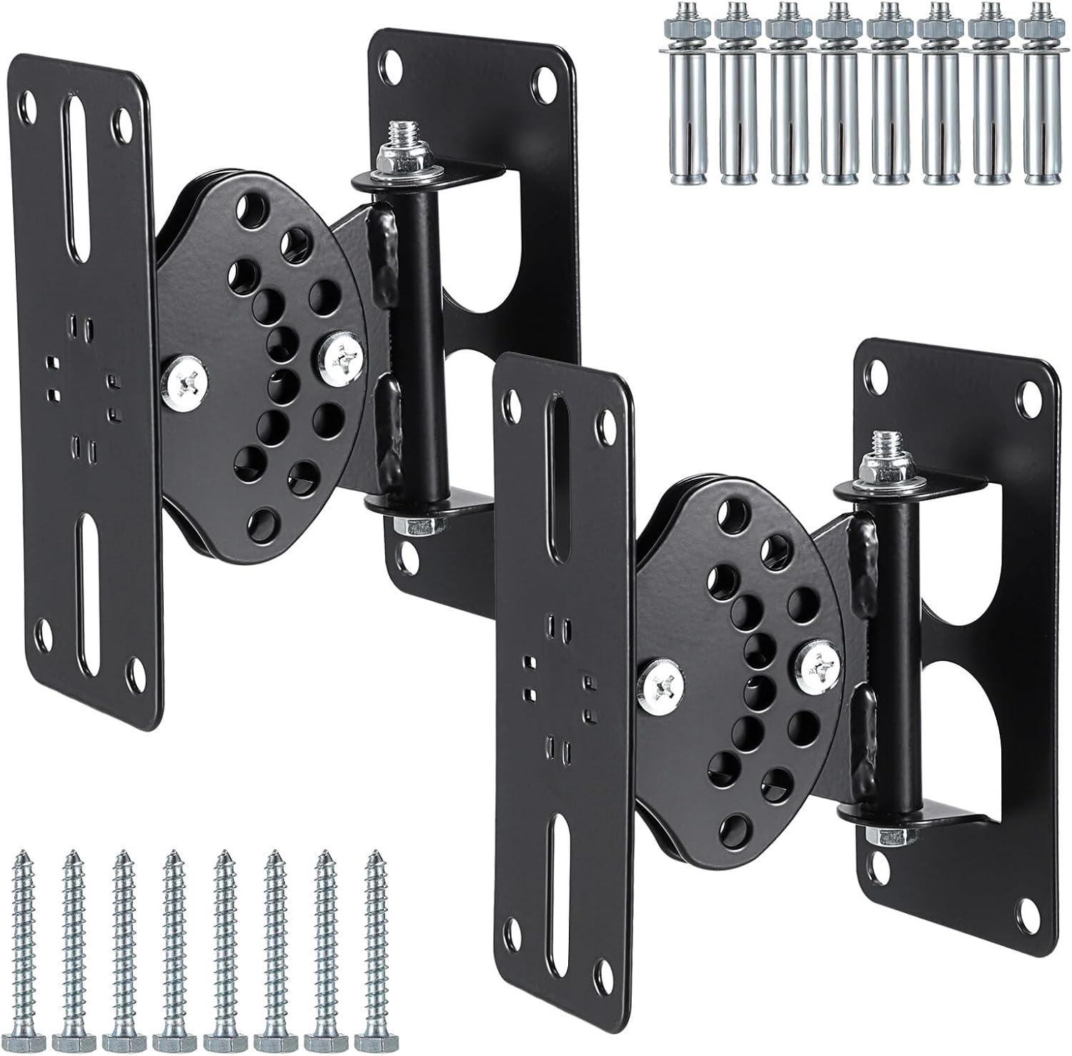 Amazon.com: Sumnacon Speaker Wall Mount Bracket 2 Pack Metal Speaker ...