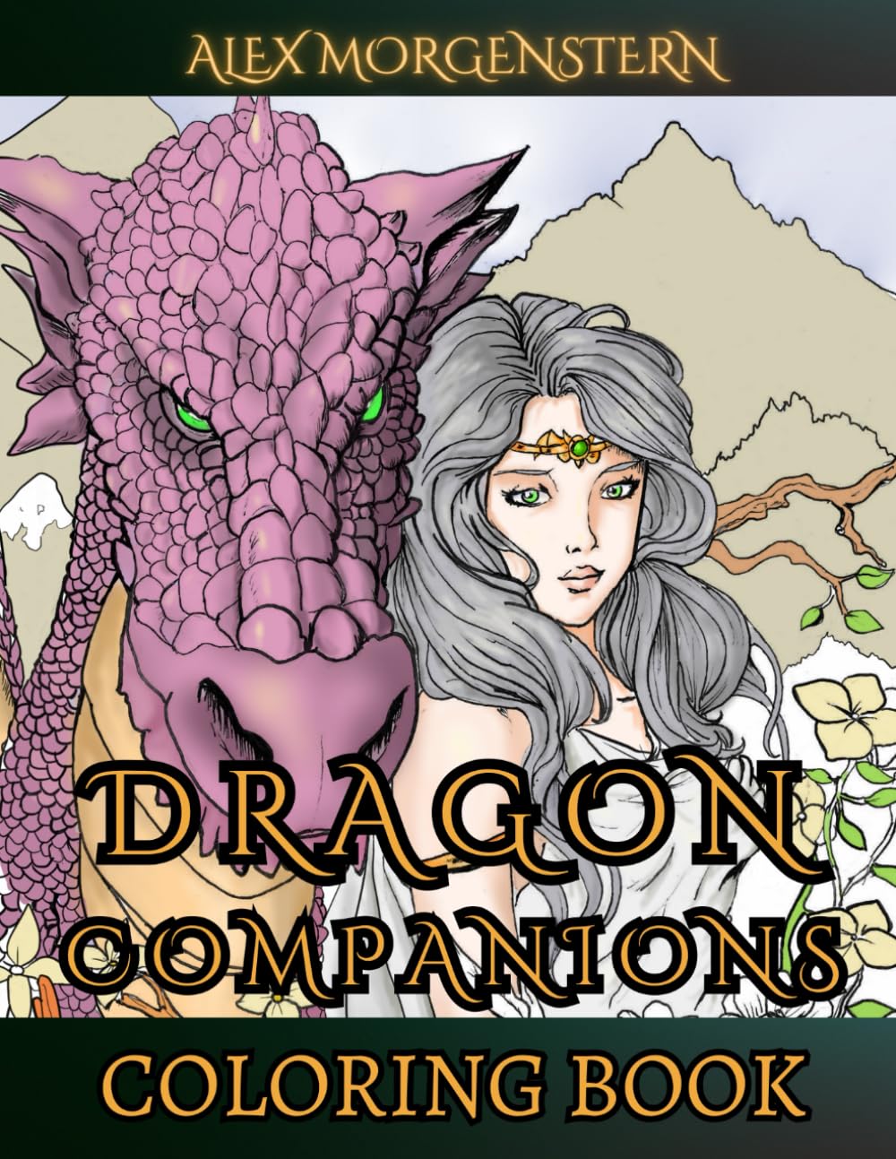 Amazon.com: Dragon Companions - Coloring Book: A Fantasy Coloring Book ...