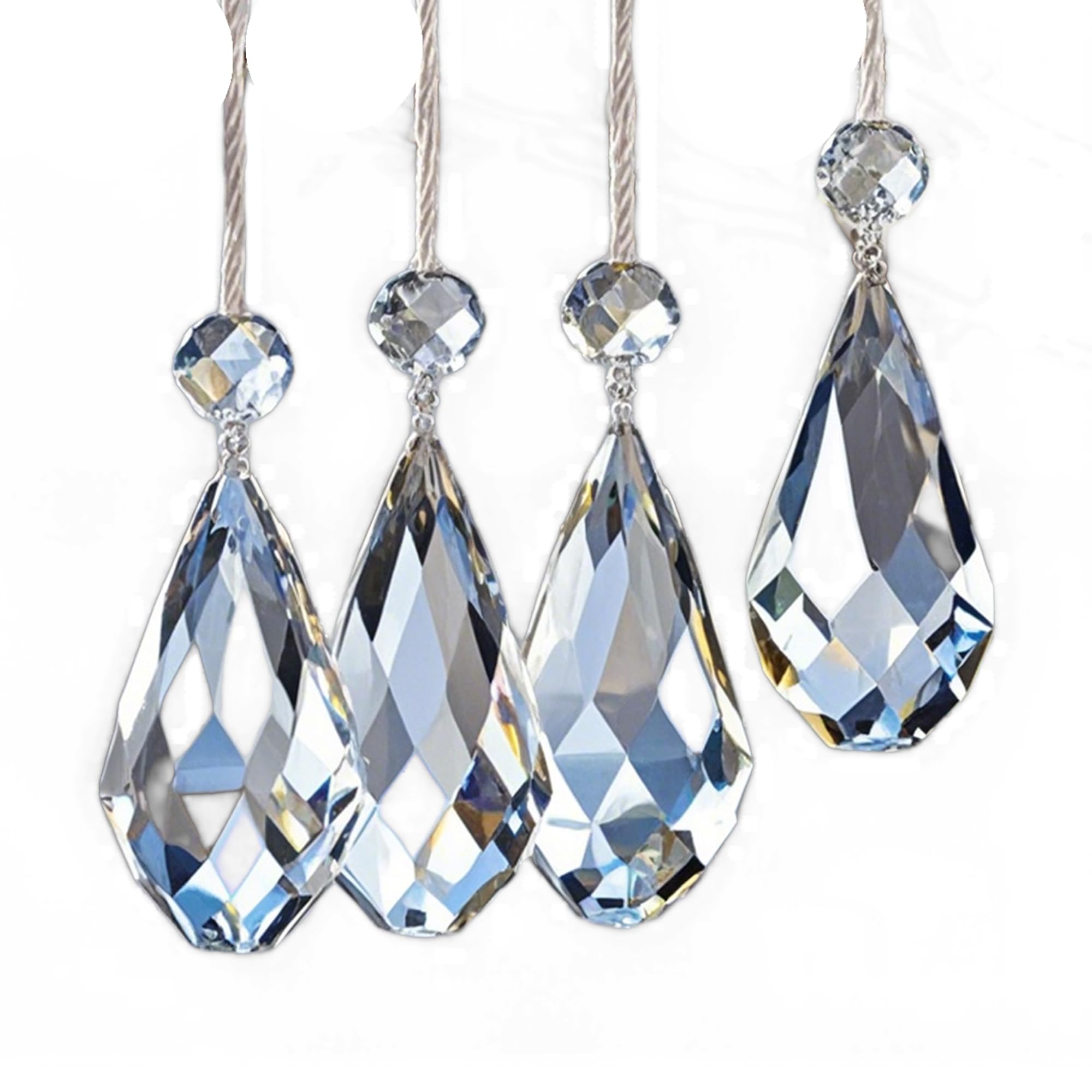 Snapklik.com : Winshine Clear Acrylic Crystal Raindrop Chandelier Drops
