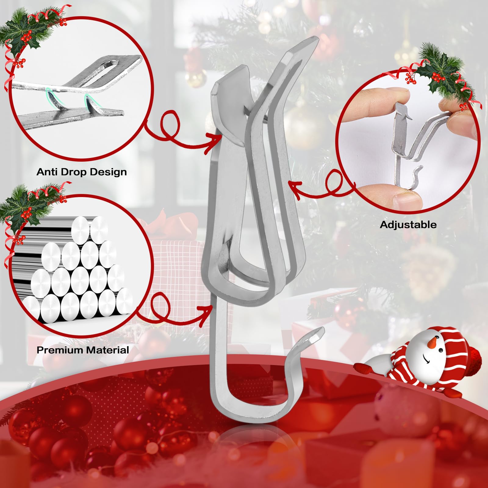 Snapklik.com : FONUNO Christmas Lights Clips Metal Christmas Lights ...