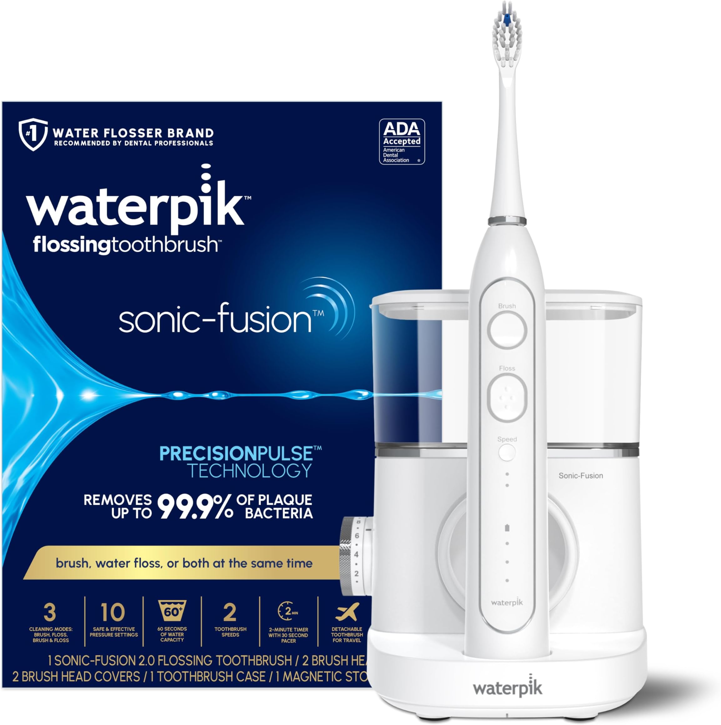 Amazon.com: AquaSonic Home Dental Center Rechargeable Power Toothbrush ...