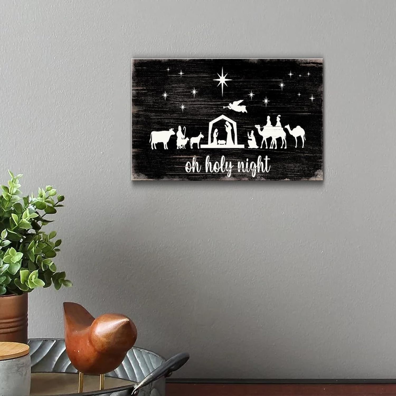 Amazon.com: Personalized Signs Christian Nativity Scene Gifts ...