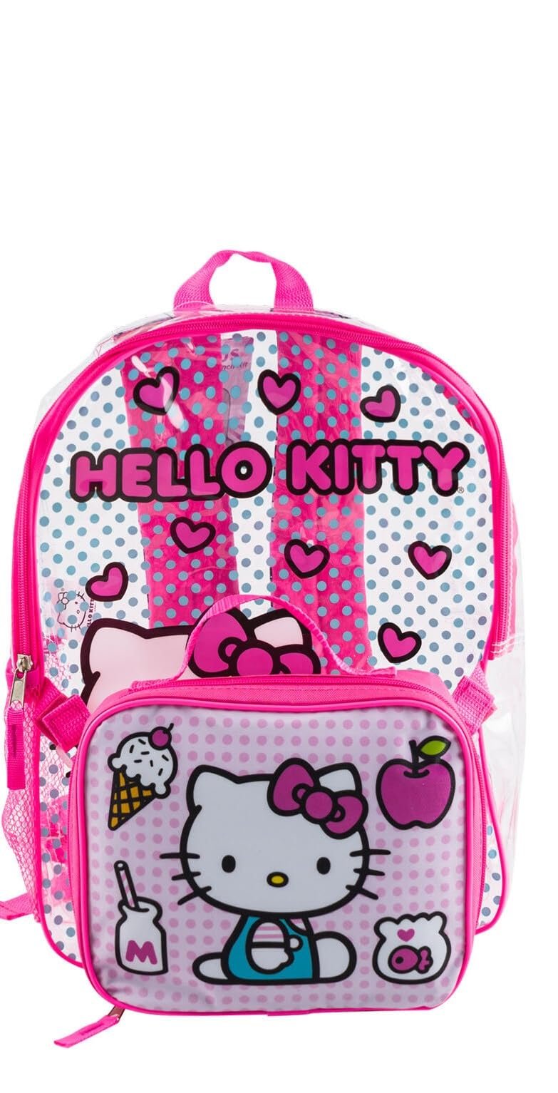 Amazon.com | Fast Forward Hello Kitty Transparent 16 Inches Large ...