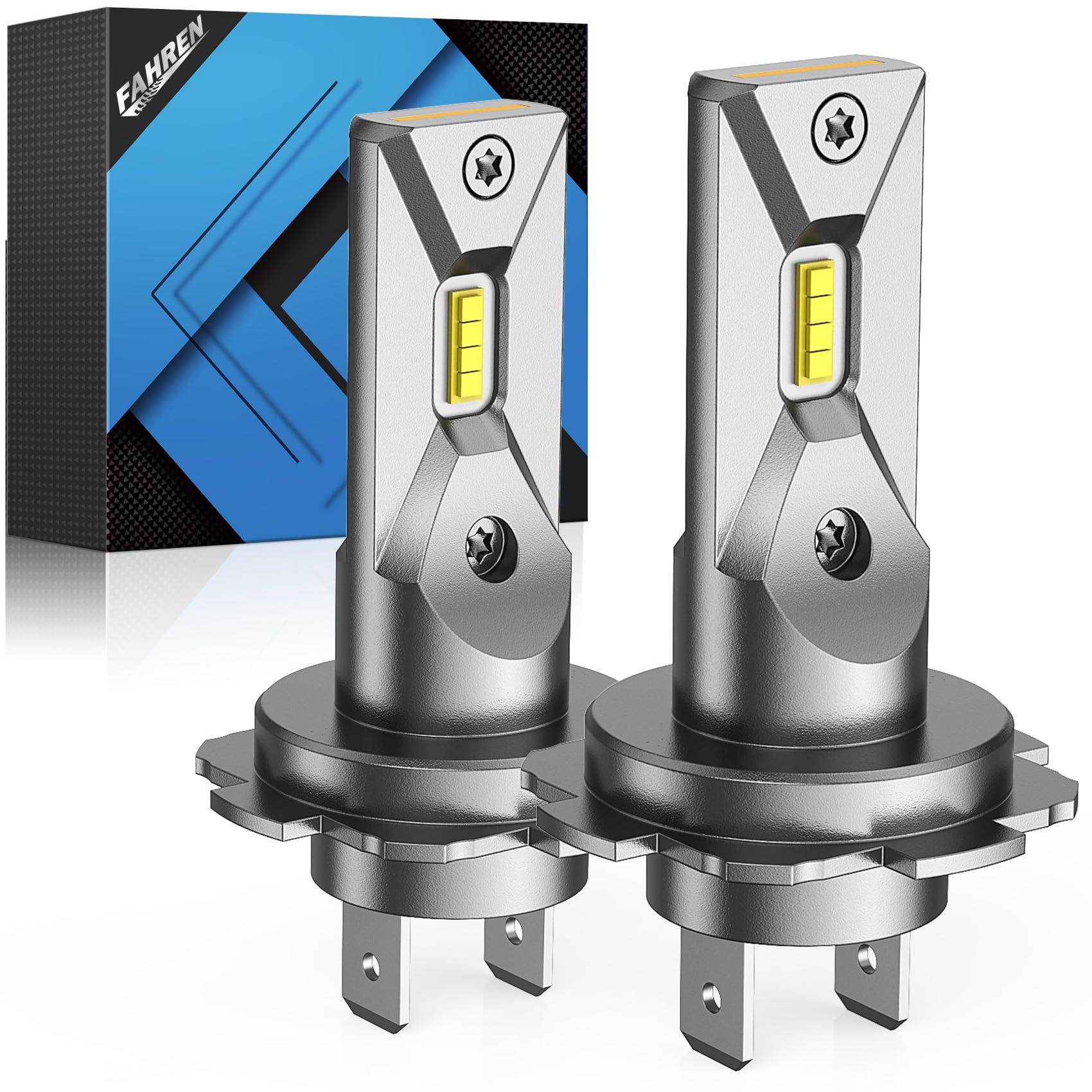 FAHREN H7 LED Headlights Conversion Kit, Upgrade 600% 20000 Lumens ...