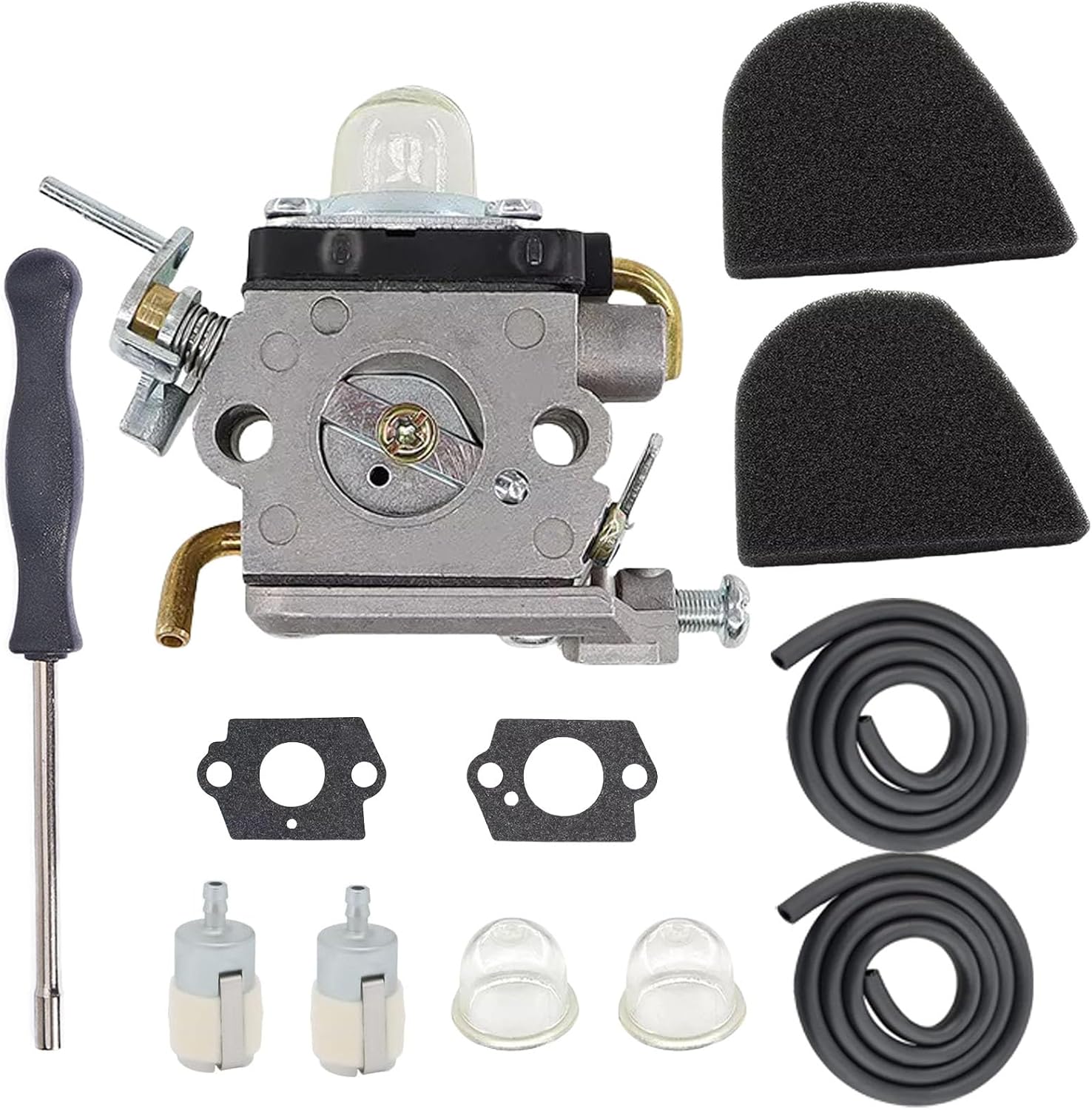 Amazon.com: Zqqalitize 122C Carburetor Kit Fit for Husqvarna 122LD 122C ...