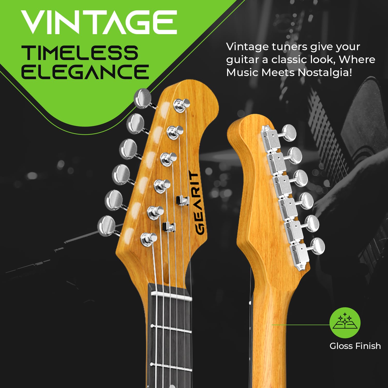 Snapklik.com : GearIT Electric Guitar Kit Bundle (Premium Mahogany ...