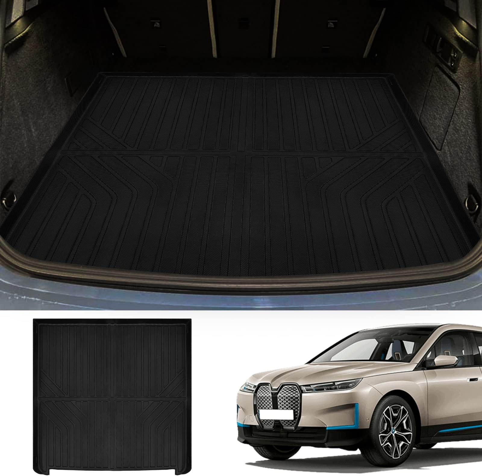 Amazon.com: BMW 51475A20D31 All-Weather Floor Mats for iX (Set of 2 ...