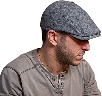 Amazon.com: The Original Boston Scally Cap - Solid 5 Panel - Grey ...