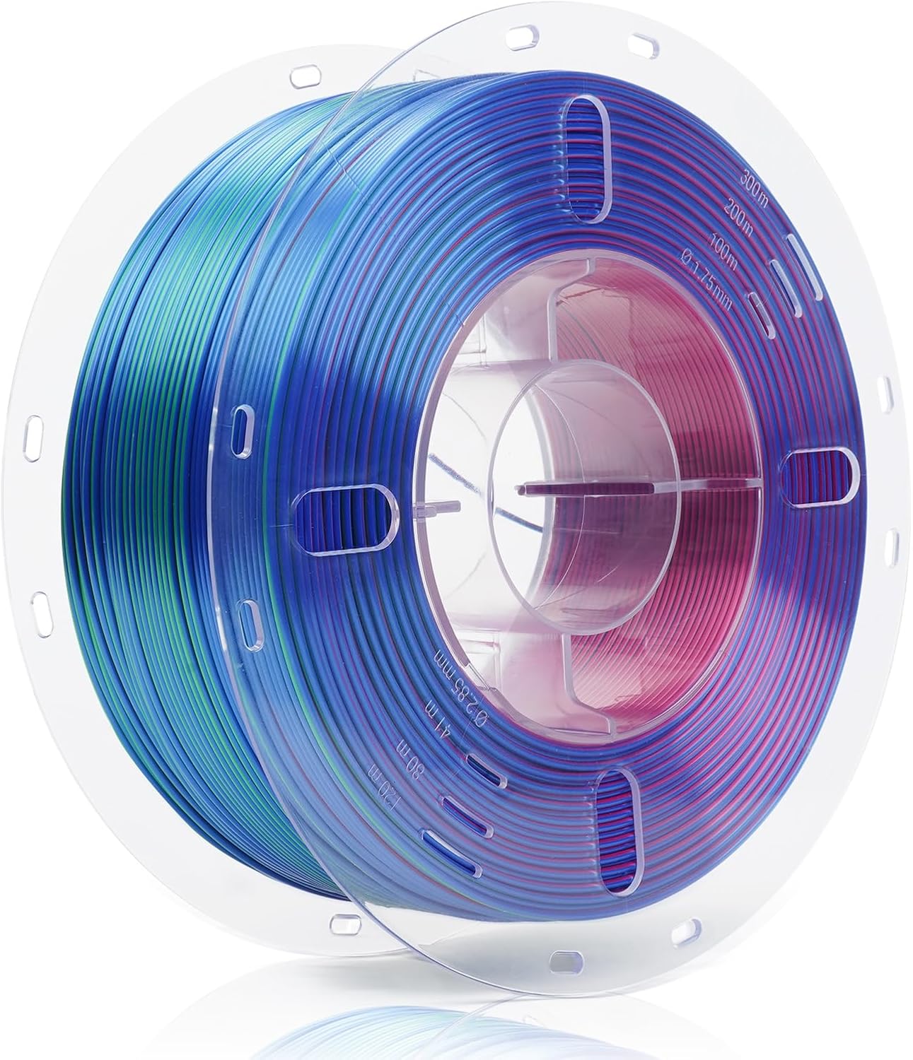 Amazon.com: FilaBees Silk Tri Color PLA Filament 3D Printer Filament 1 ...