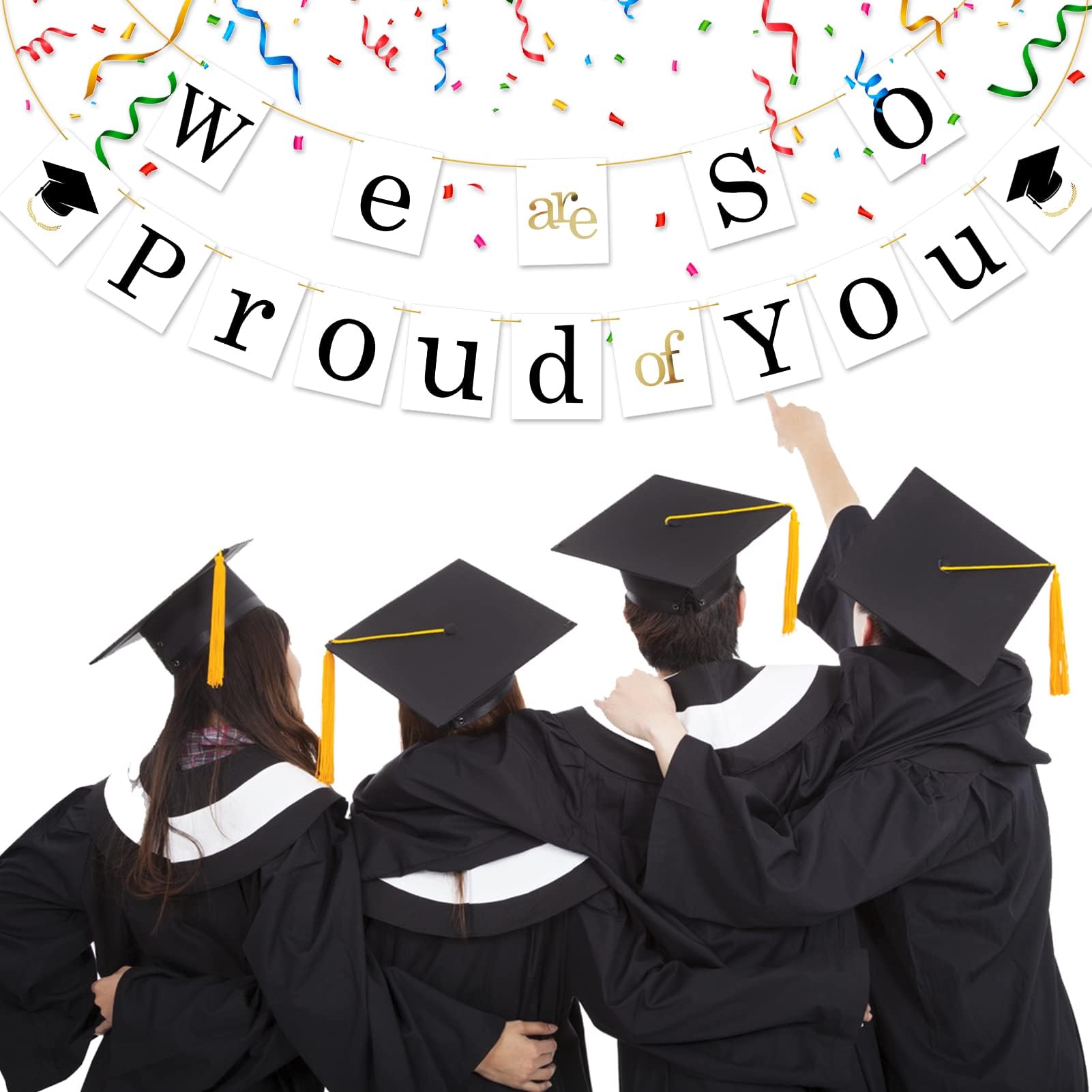 Amazon.com: Congrats Phd Banner, Phd Graduation Party Decorations ...