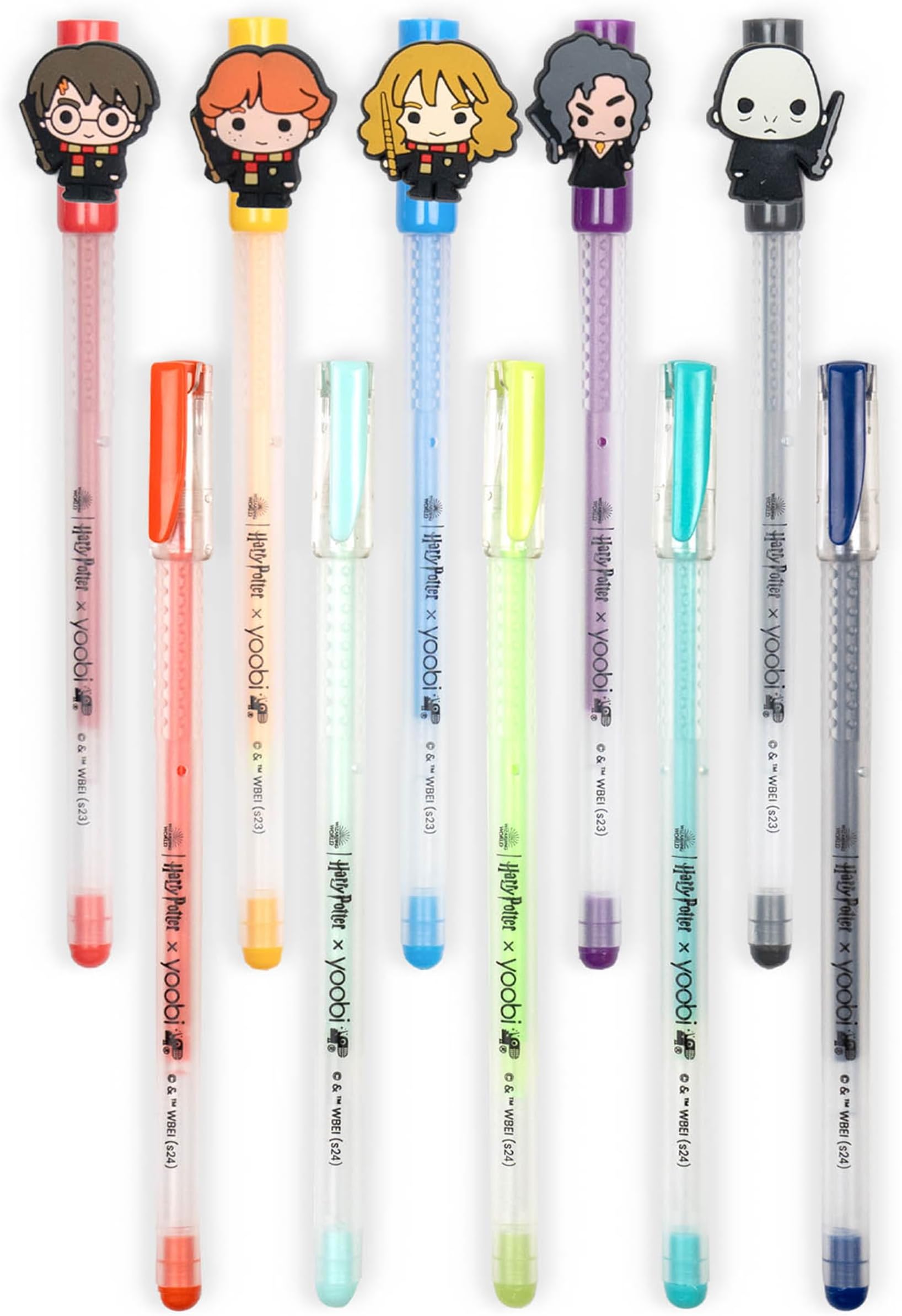 Amazon.com: Yoobi x Harry Potter Gel Pens – 10 Fine Tip Gel Pens with 5 ...