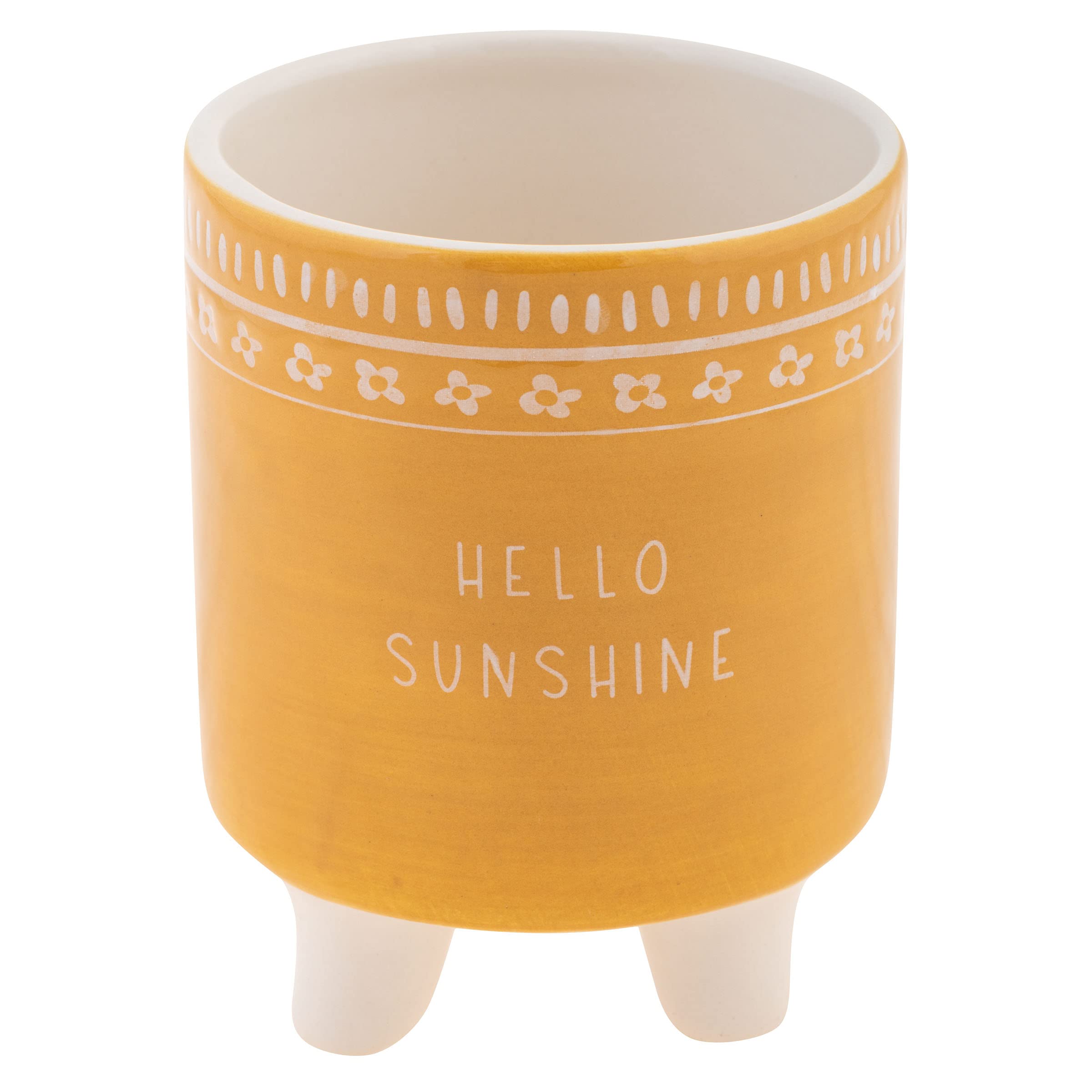Snapklik.com : Footed Ceramic Planter Set Of 2, Modern Boho Planters ...