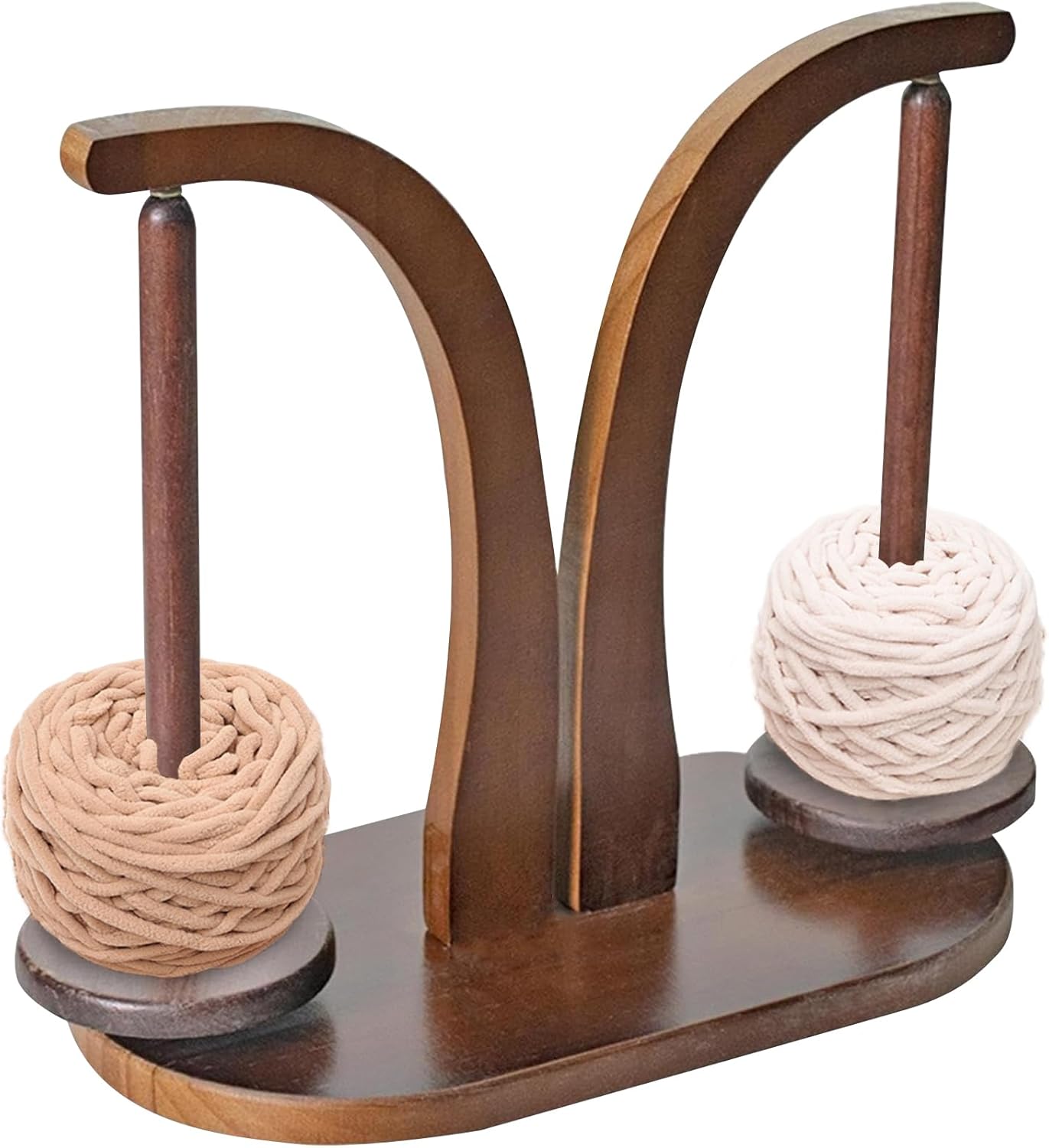 Amazon.com: Yarn Holder for Knitting and Crocheting,Wooden Magnetic ...