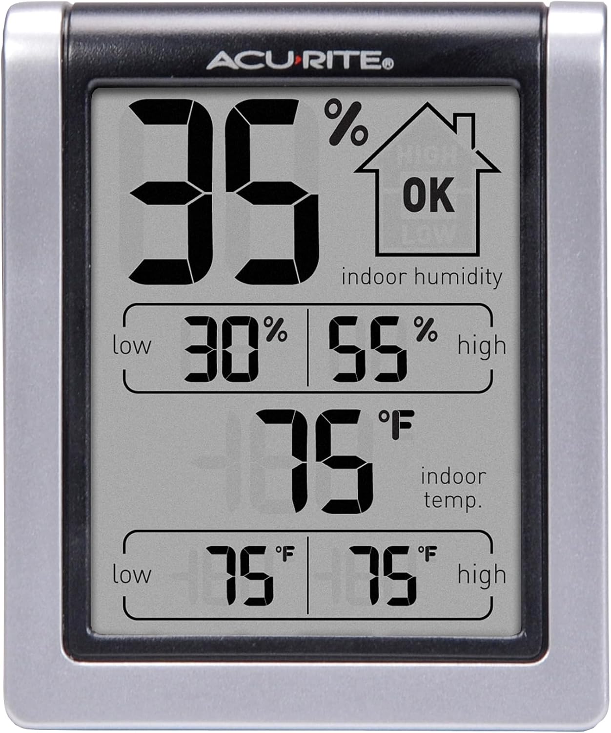 Amazon.com: AcuRite Wireless Digital Indoor Thermometer and Hygrometer ...